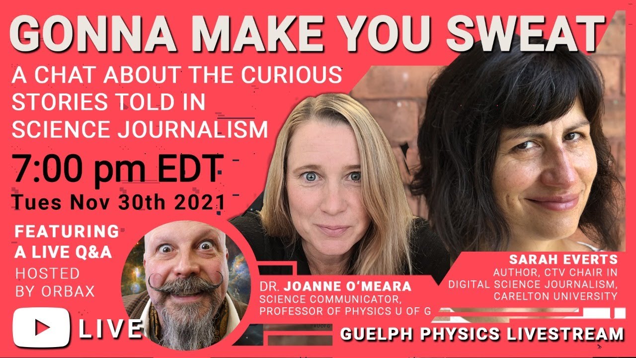 Guelph Physics Livestream: Gonna Make You Sweat! - YouTube