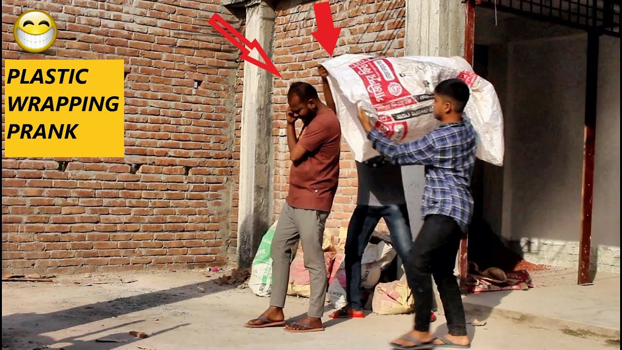 Plastic Wrapping People Prank || Gone Wrong | Prank on Public 2021 ...