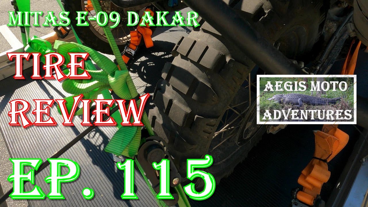 Mitas E-09 Dakar Tire Review - YouTube