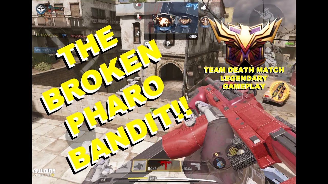 CALL OF DUTY MOBILE LEGENDARY RANKED TDM GAMEPLAY! | Is the pharo ...