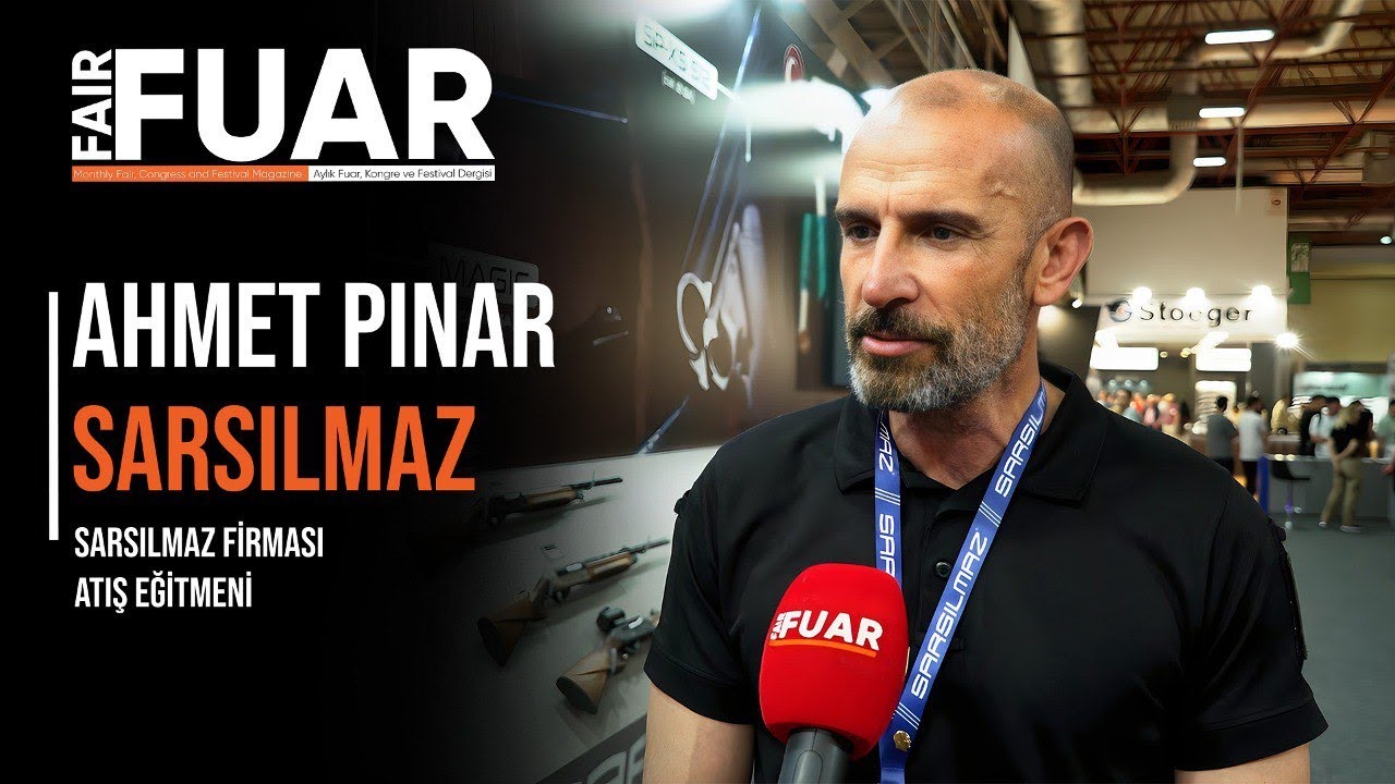 Fuar Dergisi TV-Prohunt-Sarsılmaz Firması Atış Eğitmeni Ahmet Pınar ...