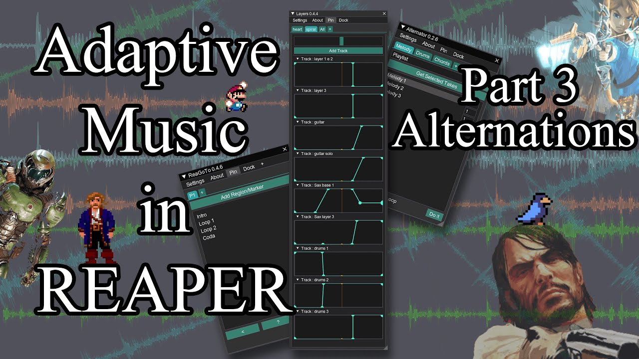 Adaptive Music in REAPER - Part 3 Alternations - YouTube