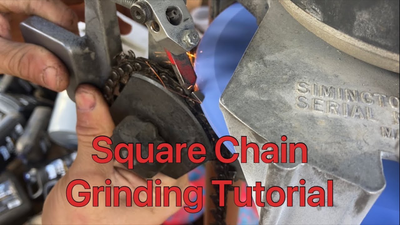 Square Chain Grinding Tutorial - YouTube