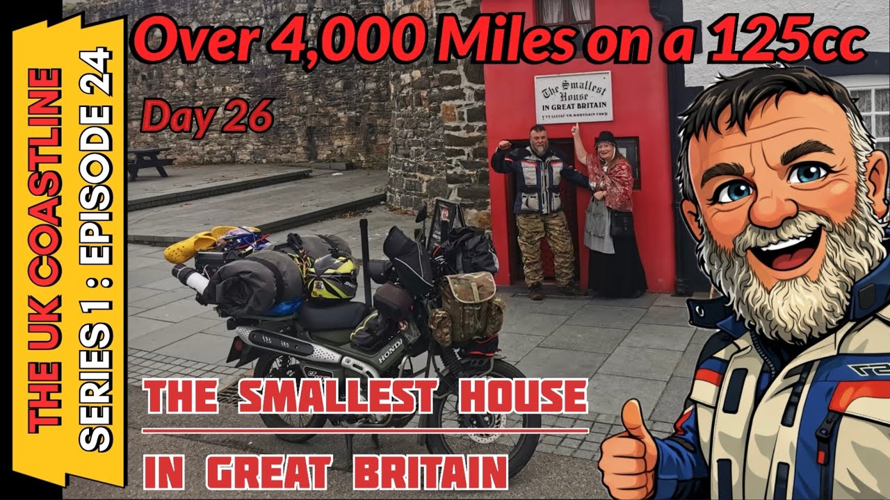 Can you ride 4,000 Miles on a 125cc motorcycle? UK coastline adventure ...