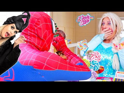 Superheroes in Real Life | Spider-man & Frozen Elsa VS Maleficent Funny Prank