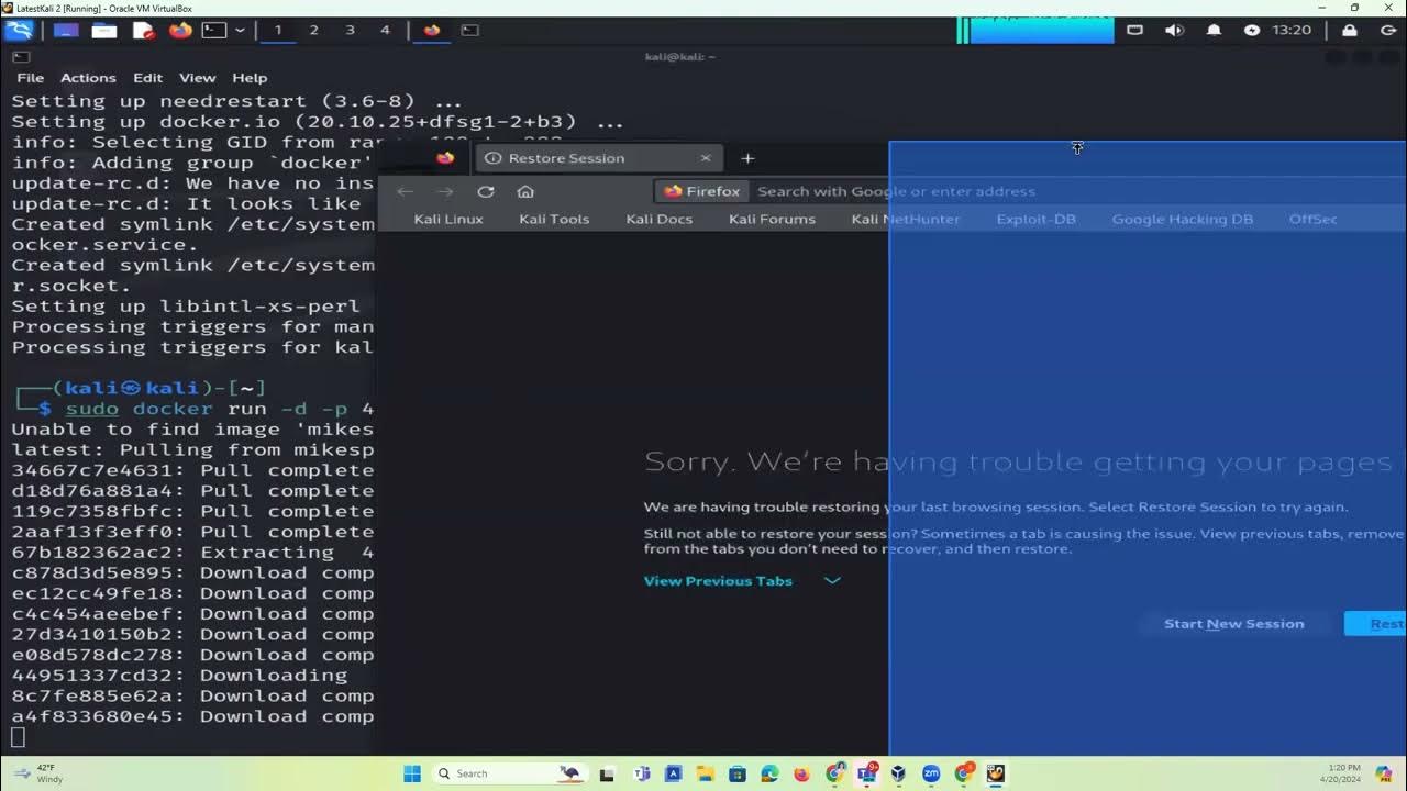 Install Openvas using dockers in Kali Linux - YouTube