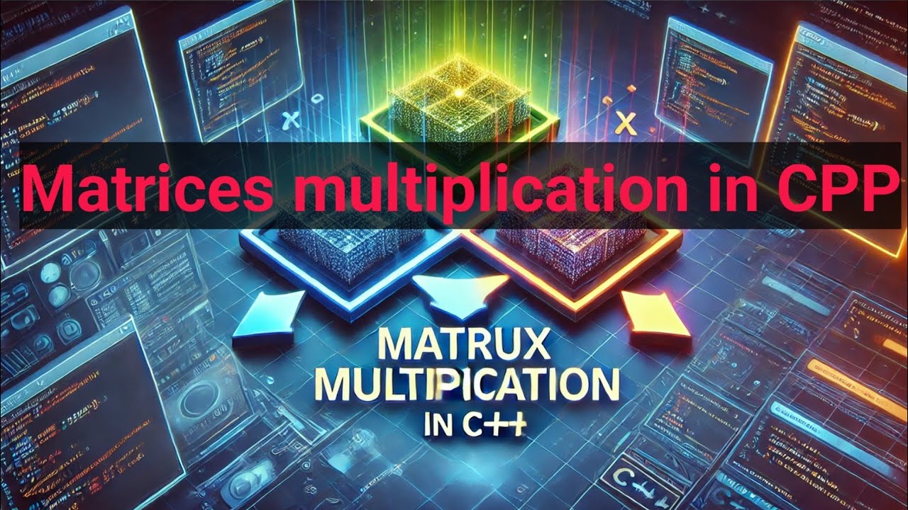 Video 8 - Experiment no 5 - CPP program to multiply two 3x3 matrices - YouTube