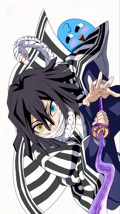 귀멸의칼날 오바나이 Iguro Obanai 그림만들기 Demon Slayer #귀칼 #drawing #애니 #애니메이션 ...