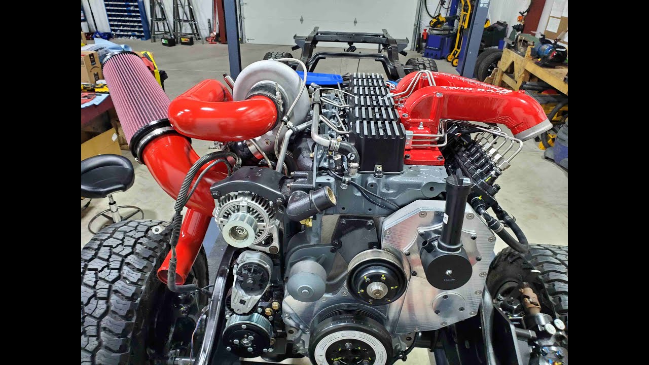 1990 Dodge Ram W350 Frame Off Rebuild Part 10, A/C brackets ...