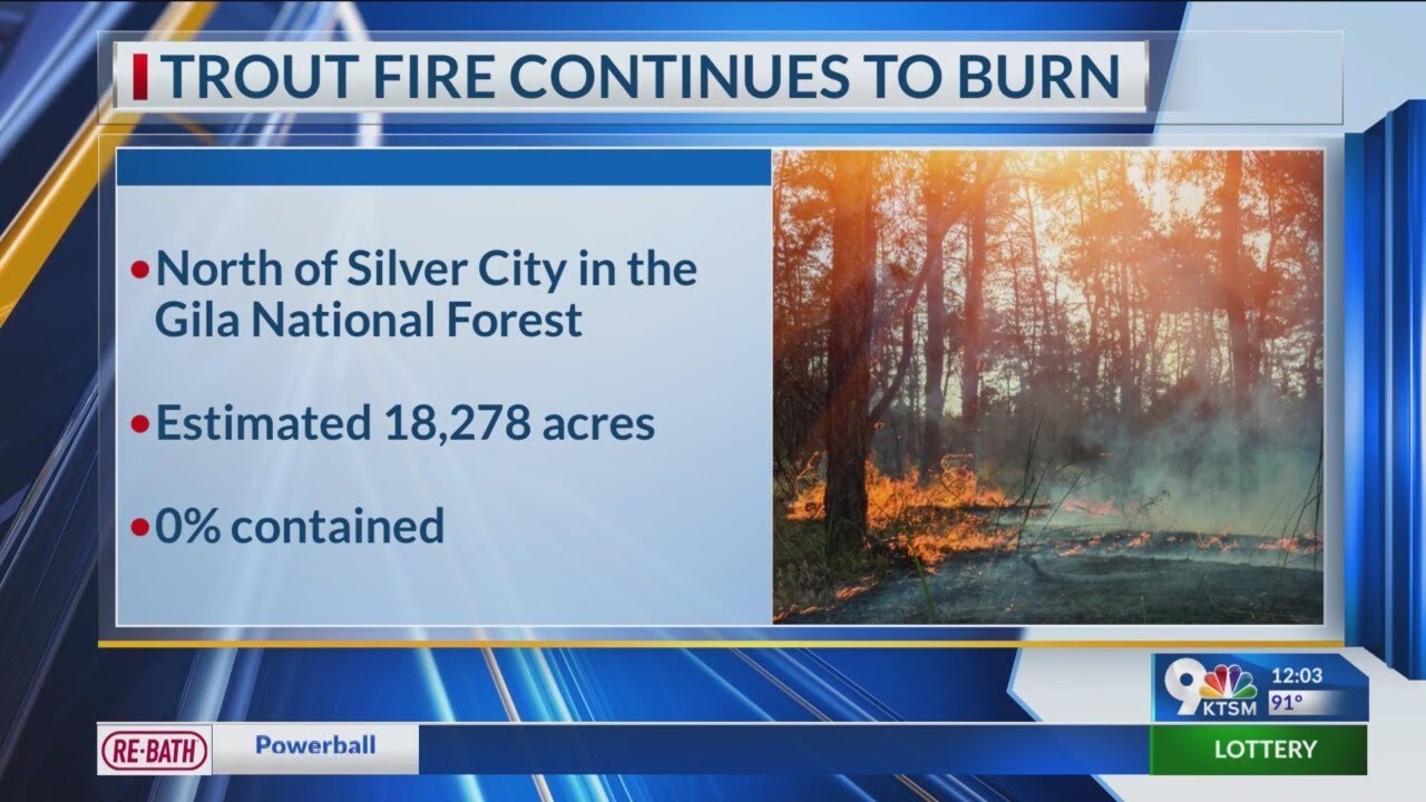 Trout Fire grows over weekend, now at 18K acres with no containment ...