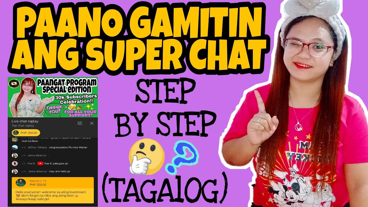 PAANO GAMITIN ANG SUPER CHAT | HOW TO USE SUPER CHAT | STEP BY STEP ...
