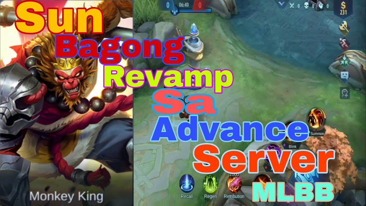Sun Bagong Revamp Sa Advance Server MLBB - YouTube