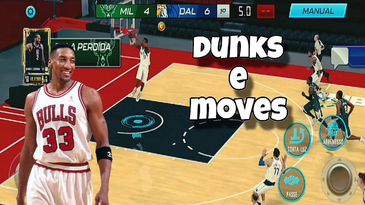 Dunks e moves ( NBA 2k mobile ) - YouTube