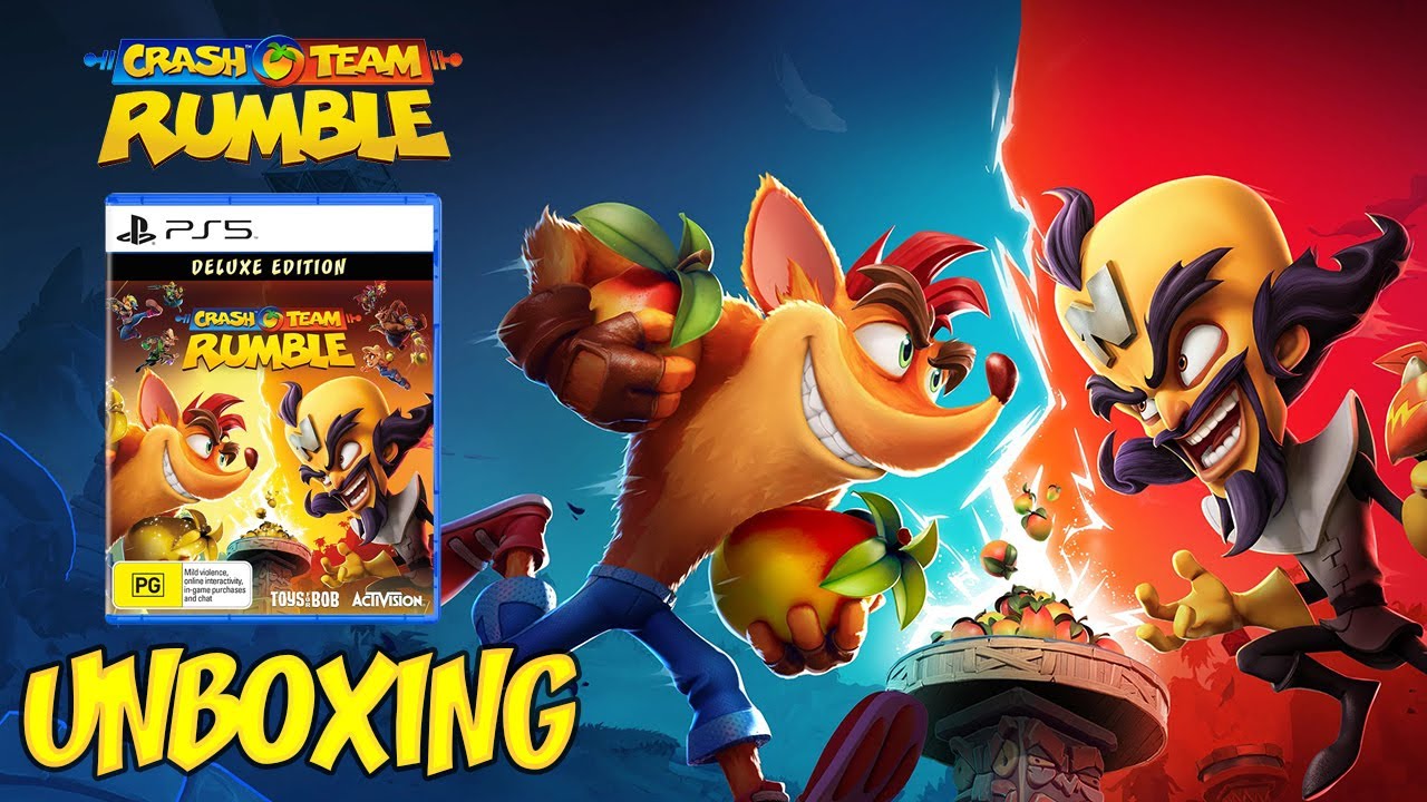 Crash Team Rumble (Deluxe Edition) PS5 Unboxing - YouTube