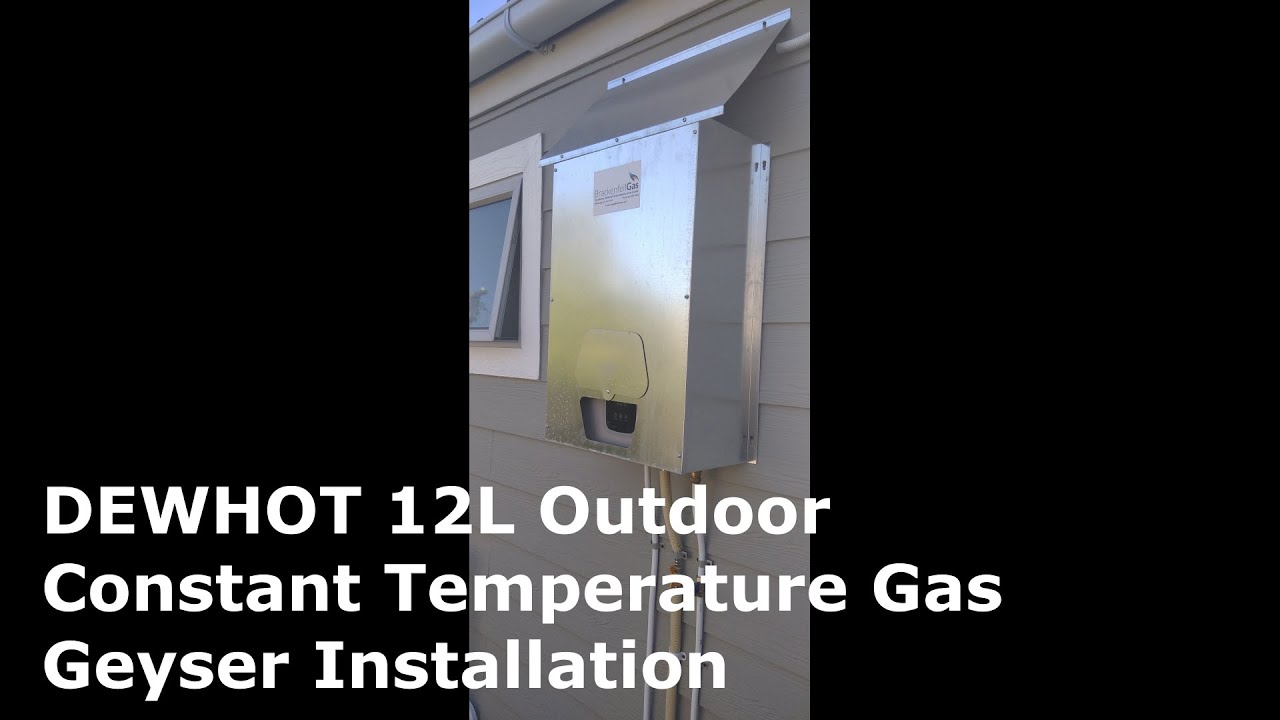 Nutec Home Build - 12L Constant Temperature DEWHOT Gas Geyser ...