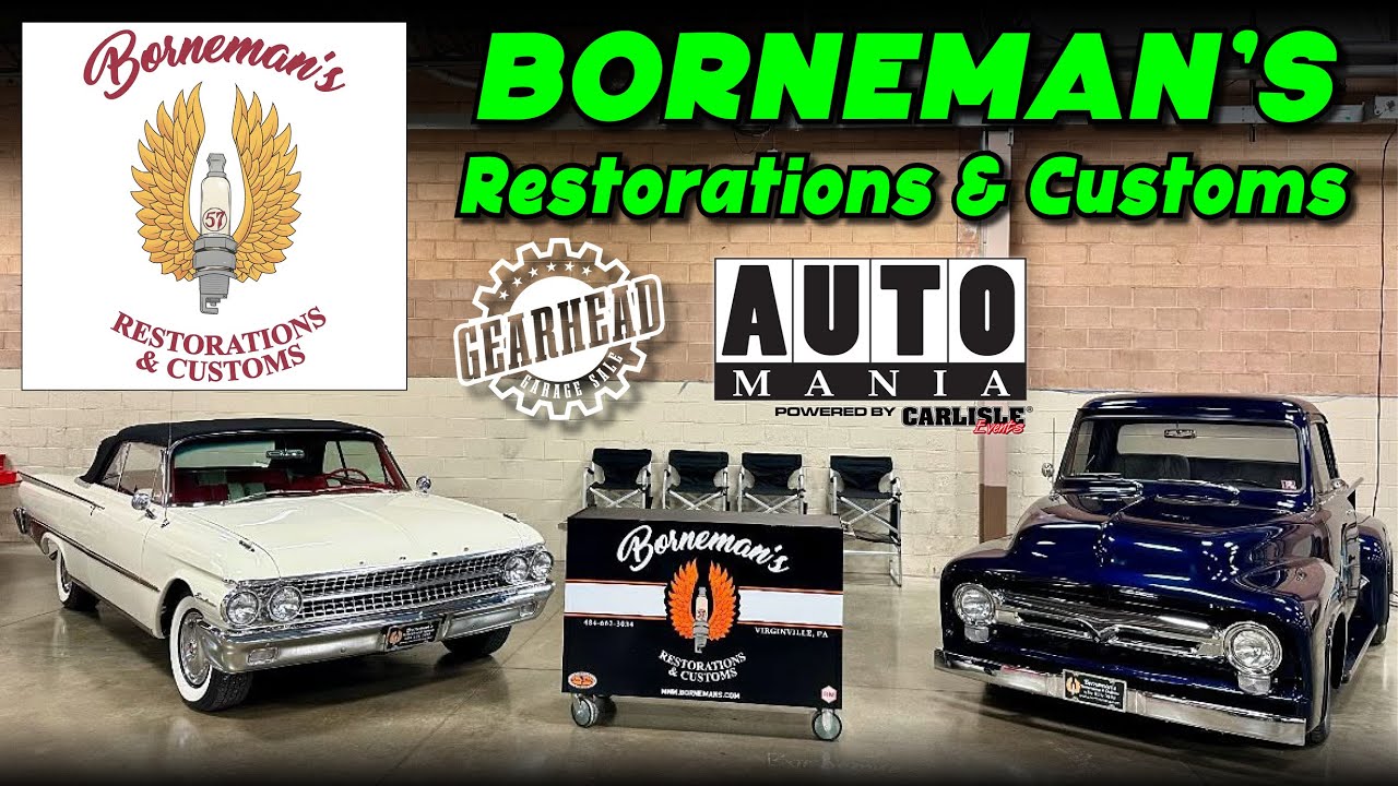 Borneman’s Restorations & Customs – Making dreams come true! - YouTube