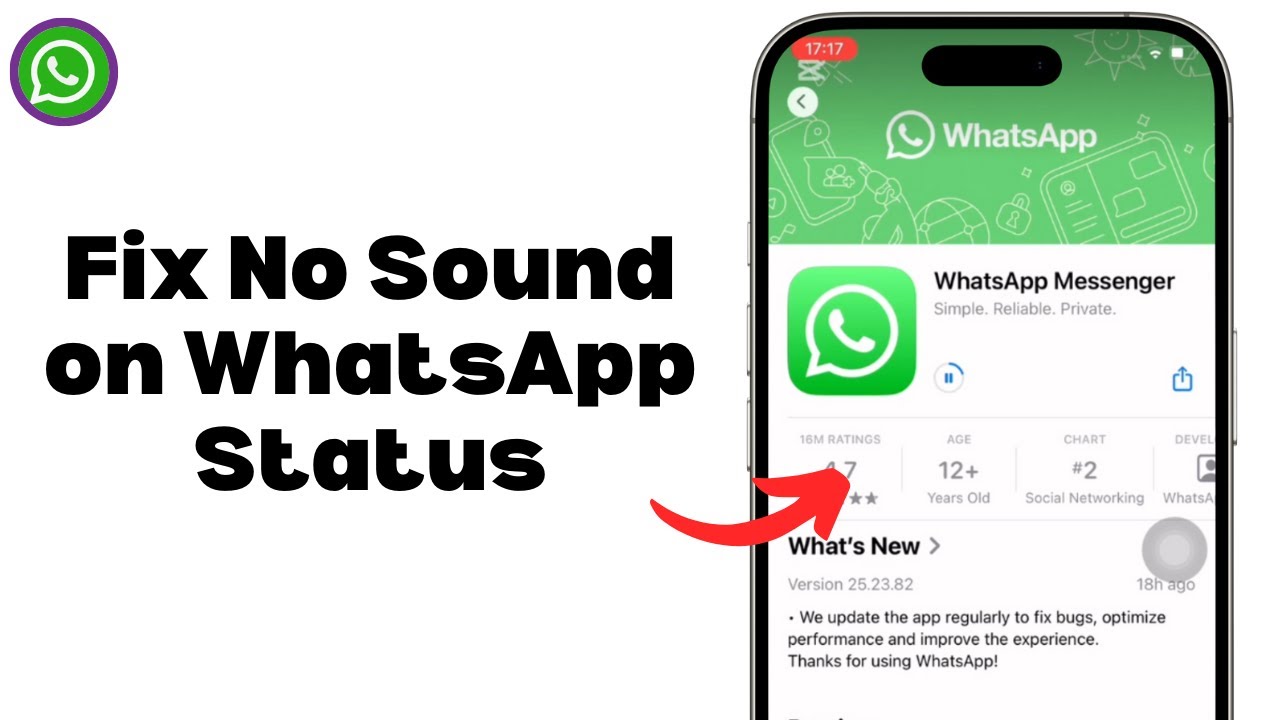 How To Fix No Sound on WhatsApp Status iPhone | iPhone Whatsapp Status ...