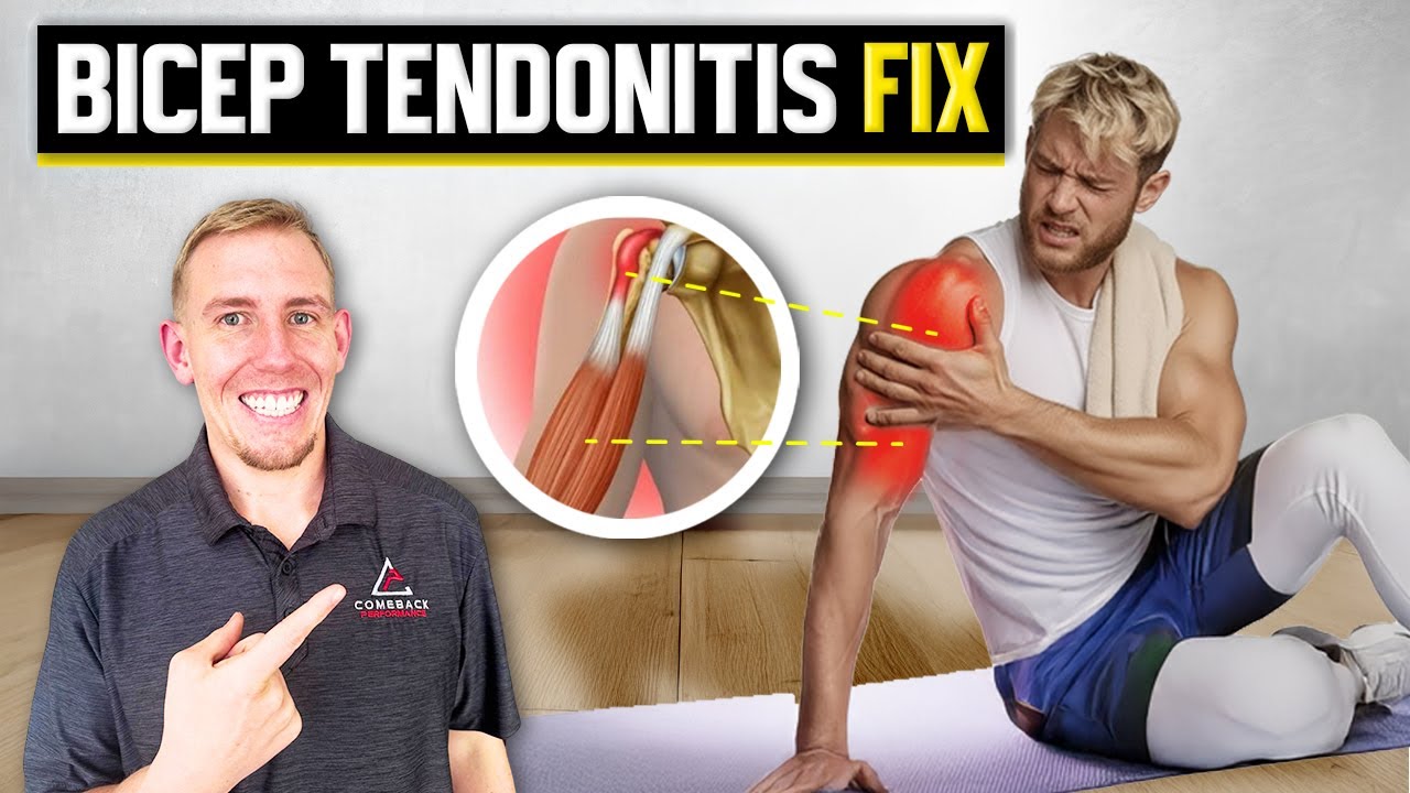 Bicep Tendonitis Fix: 1 Test & 3 Exercises To End Front Shoulder Pain ...