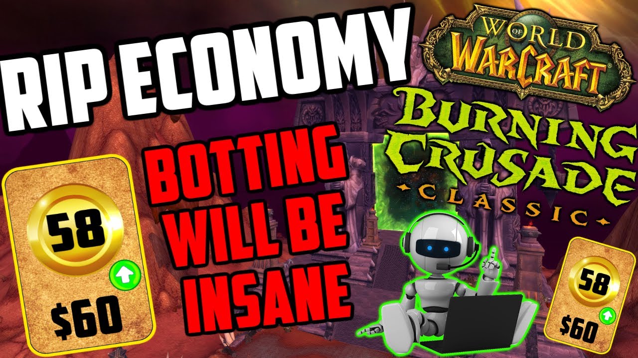 The Impact of Botting & The Level 58 Boost in Classic TBC - YouTube