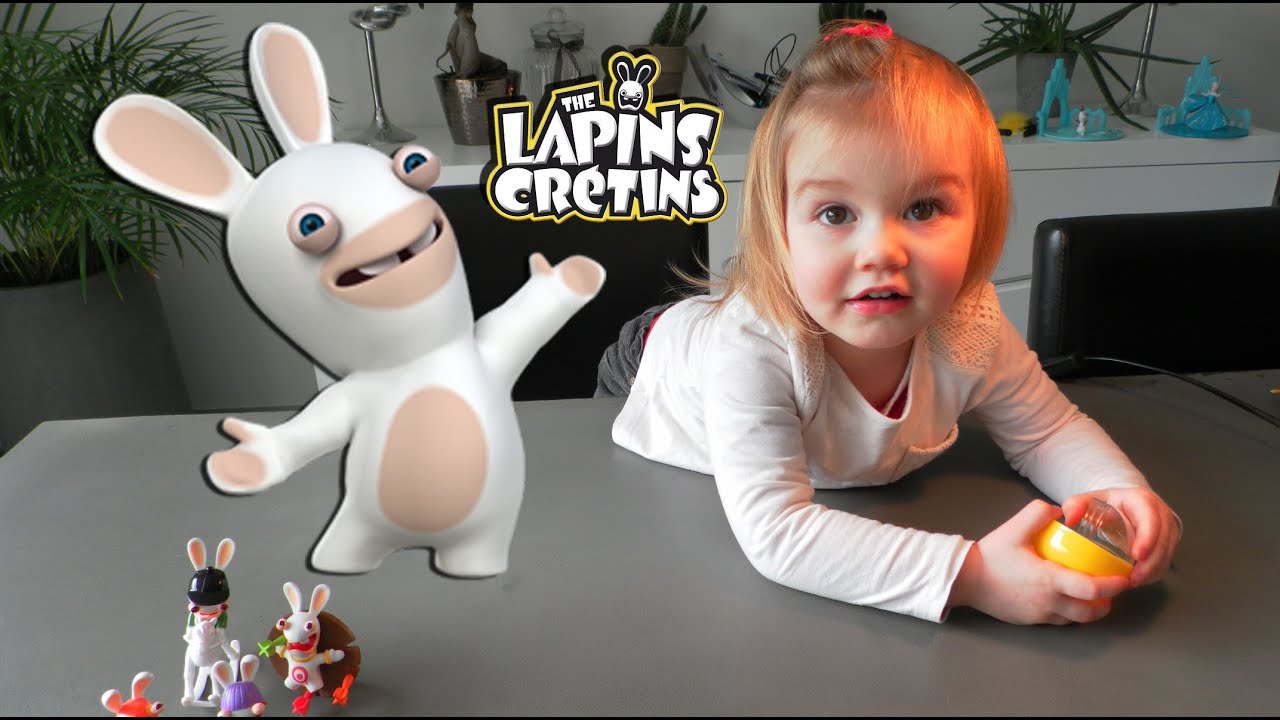 Ouverture d'oeufs surprises Lapins Crétins d'Ubisoft ( Unboxing ...