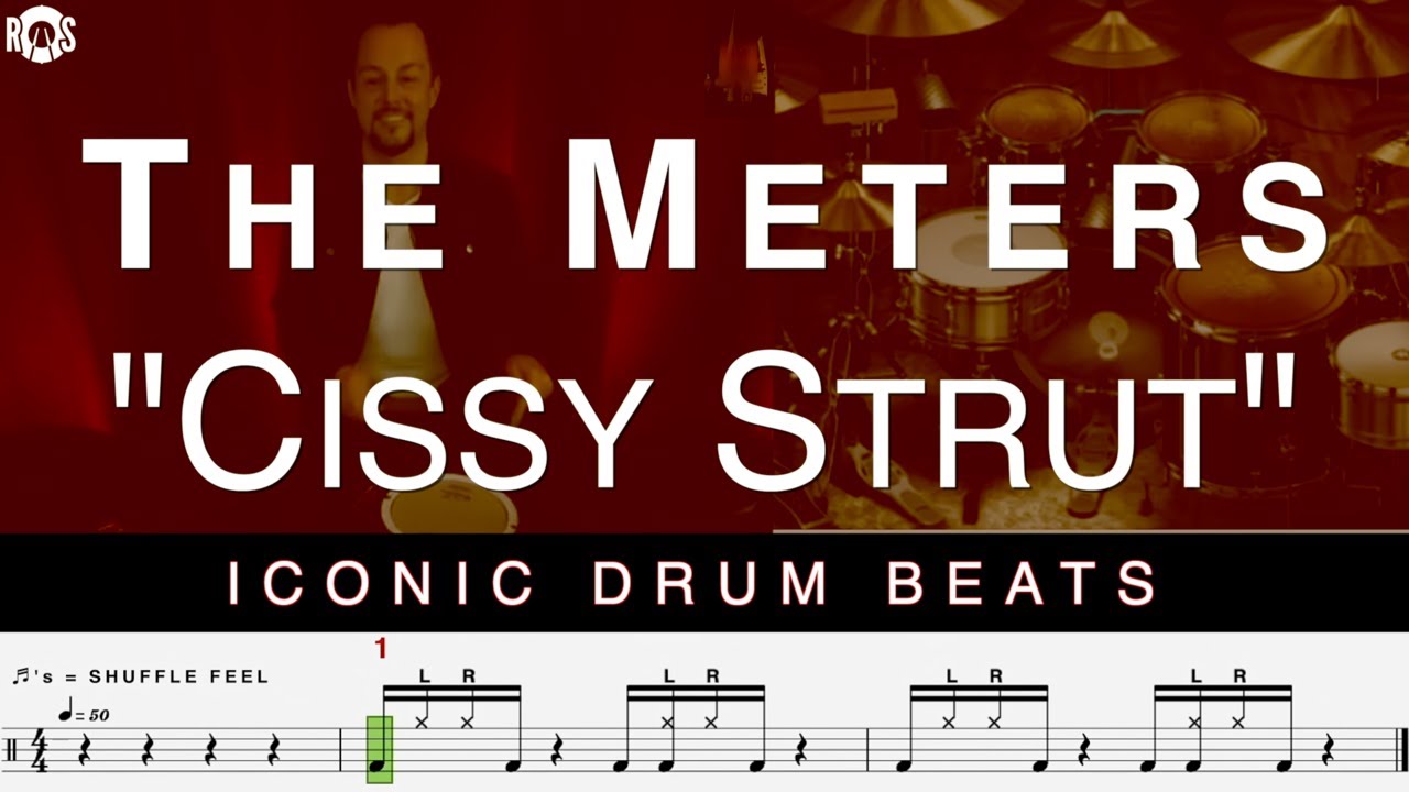 Learn To Play "Cissy Strut" By The Meters On The Drums - YouTube