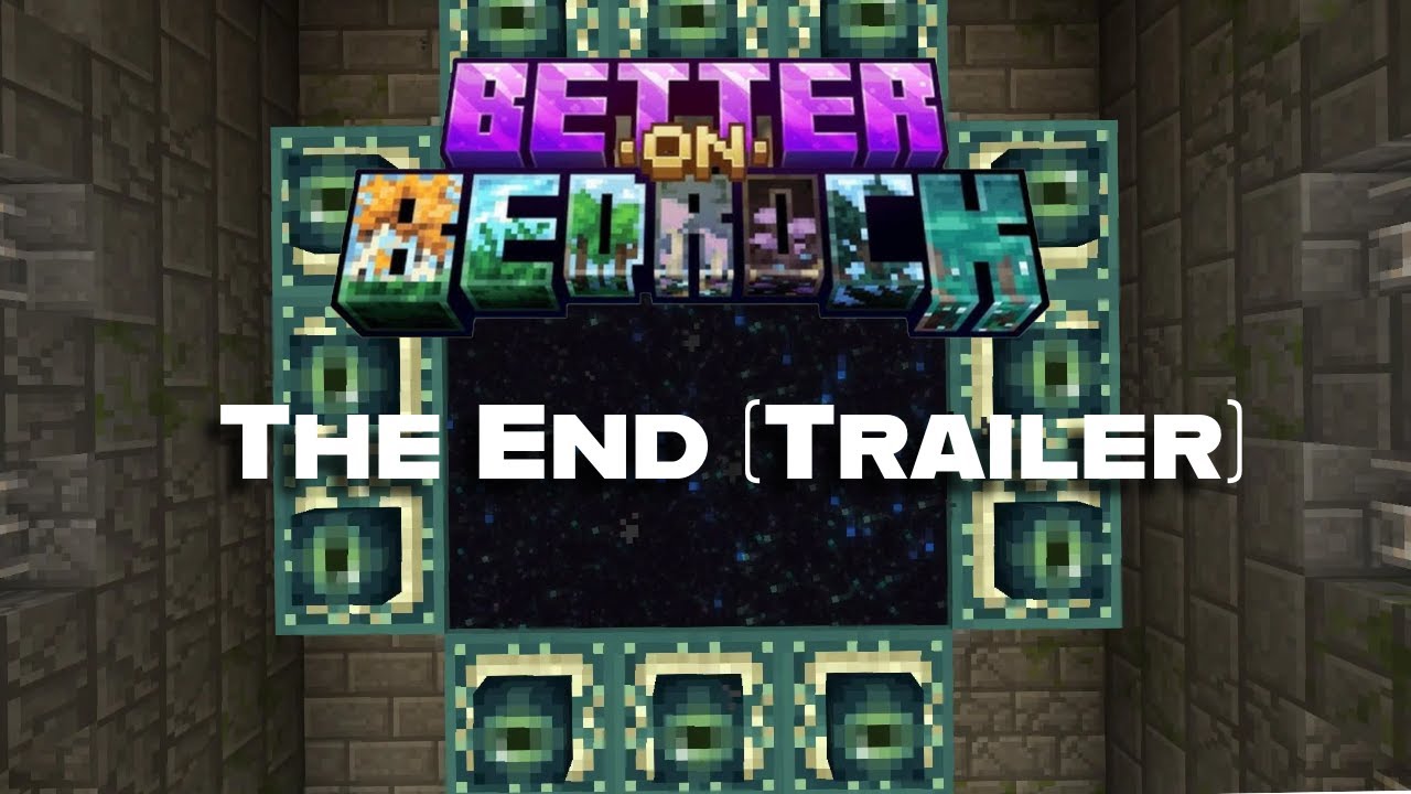 The End (trailer) - Minecraft Better on Bedrock - YouTube