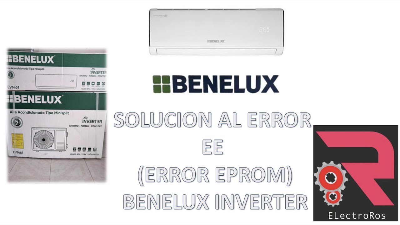 solucion al error EE benelux inverter - YouTube
