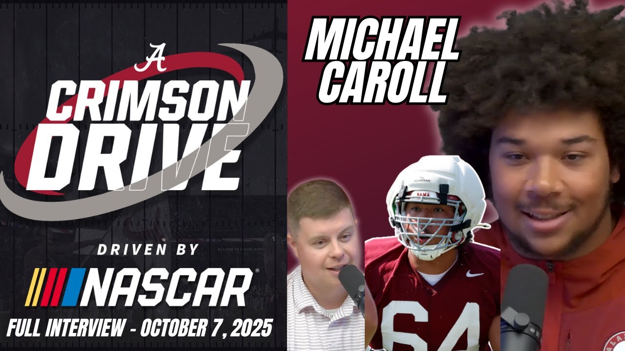 Alabama Football - Michael Carroll - Crimson Drive Interview - 10-7-25 ...
