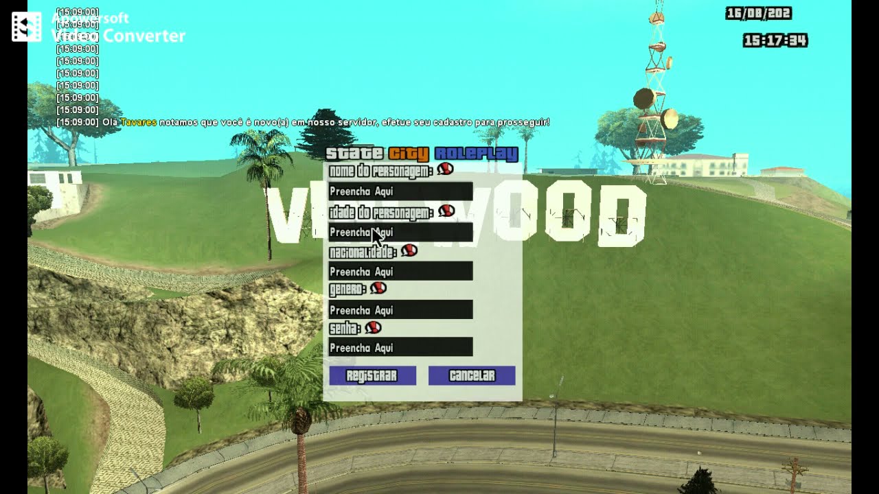 [SAMP SCRIPT] Painel Registro e Login - State City Roleplay - YouTube