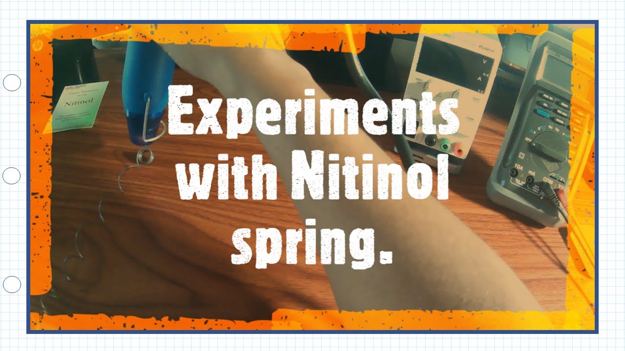 Nitinol Shape Memory Spring - YouTube
