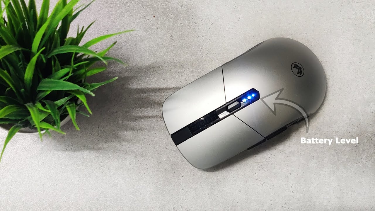 Verilux Wireless Mouse with Battery Level Indicator Review - YouTube
