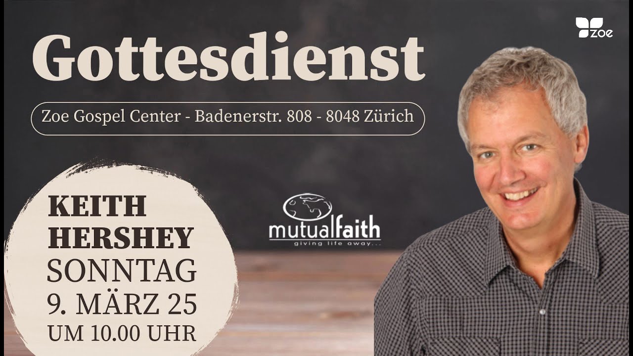 Keith Hershey - Hebt das Banner - 09.03.2025 - YouTube