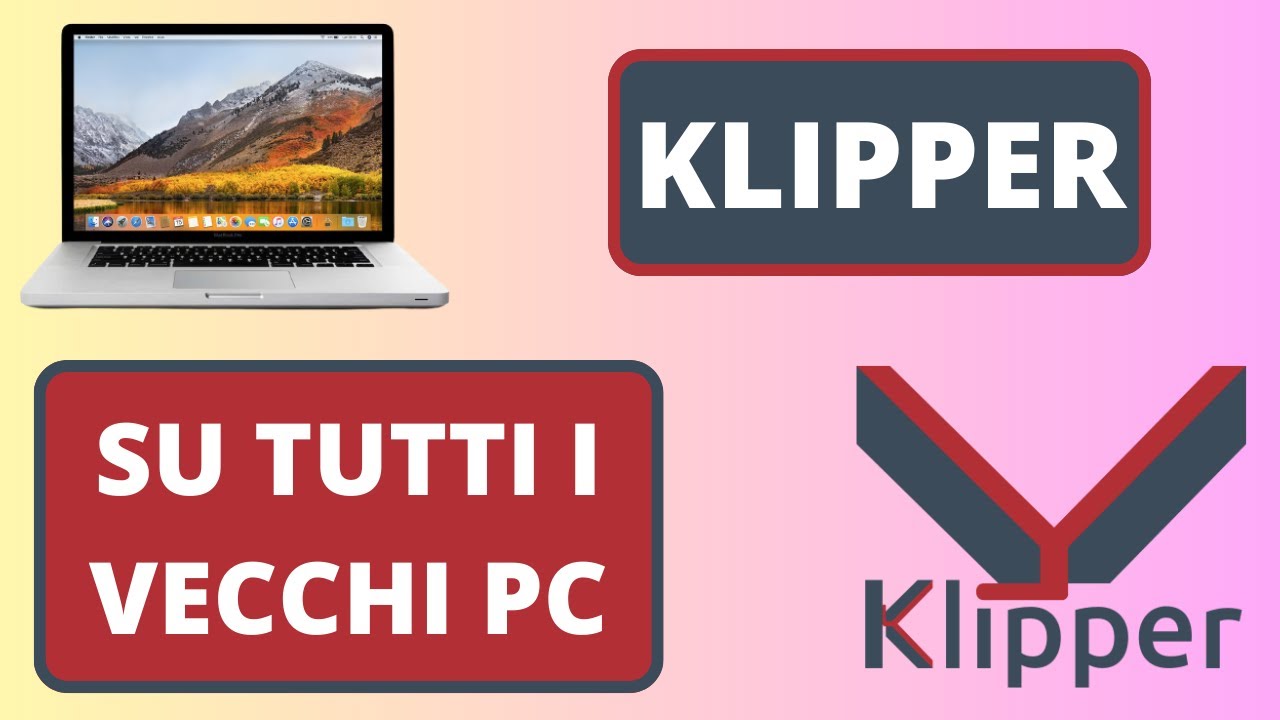 Come installare Klipper su qualsiasi vecchio PC o Mac - YouTube