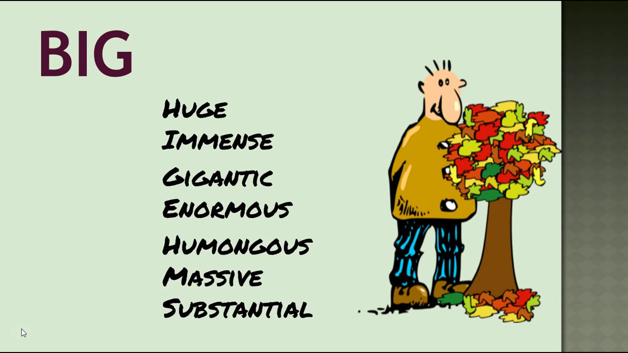 Adjectives - Synonyms, an English Grammar Lesson - YouTube