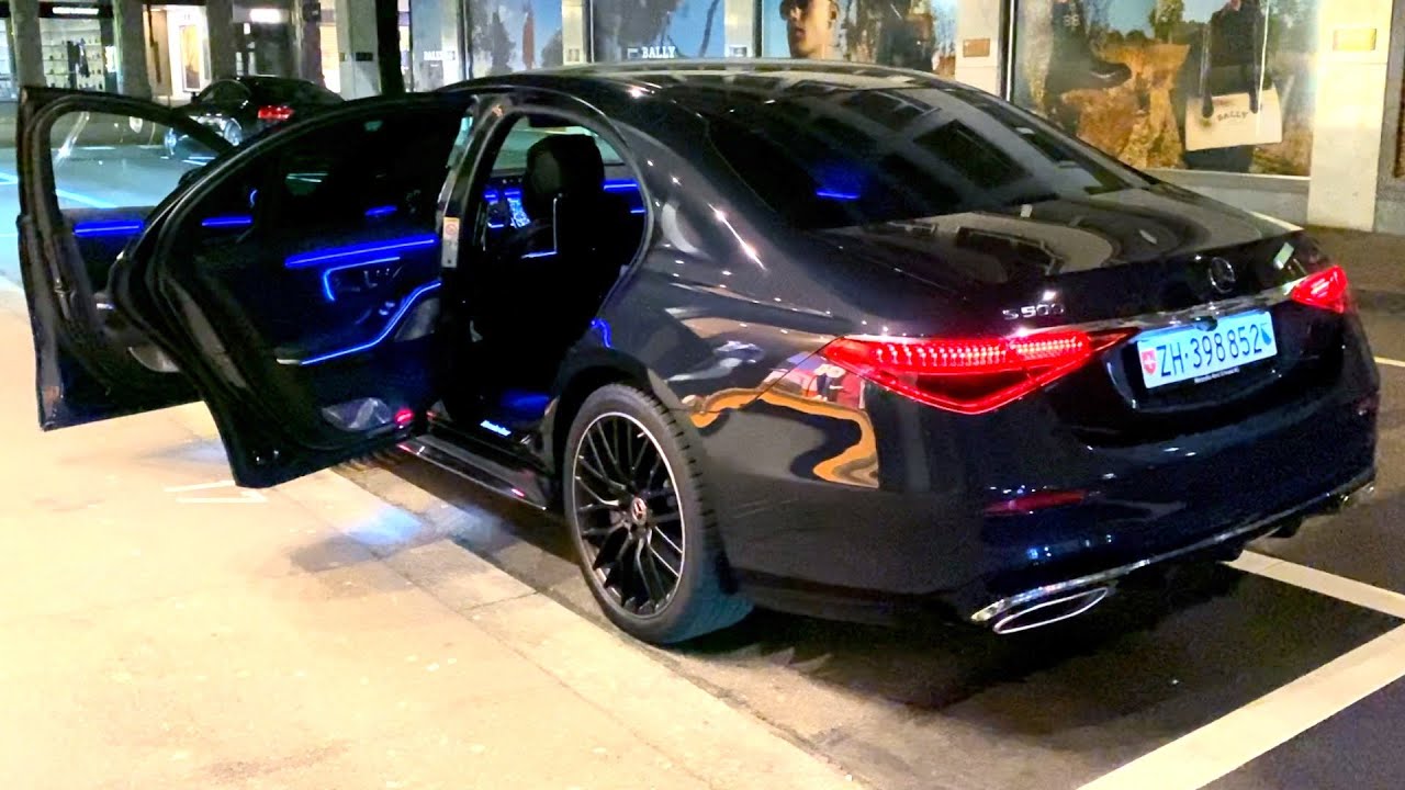 2021 Mercedes S Class Long - AMG S500 NIGHT CITY Drive Review Interior ...