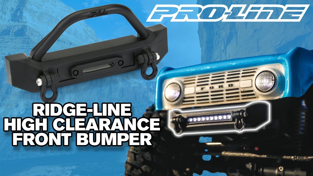 Pro-Line Ridge-Line High-Clearance Crawler Front Bumper - YouTube