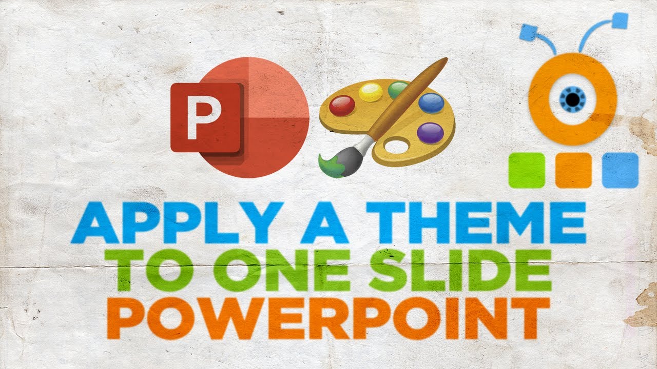 How To Apply A Theme To One Slide Using PowerPoint YouTube How To Apply A Theme To One Slide Using PowerPoint YouTube