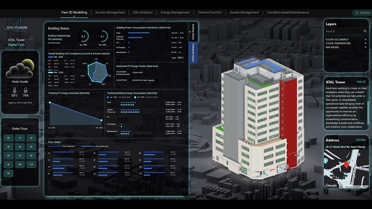 ATAL Tower - DigiFusion Digital Twin (Cantonese) - YouTube