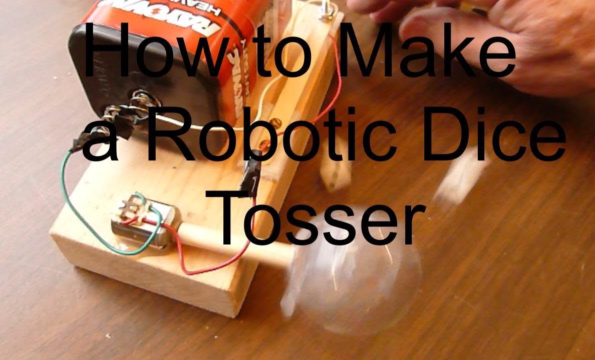 How to Make a Robotic Dice Tosser - YouTube