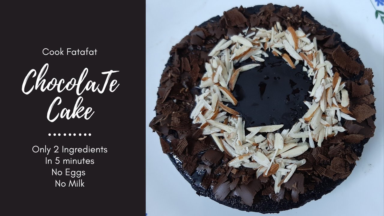 2 INGREDIENTS CHOCOLATE CAKE RECIPE | CHOCOLATE CAKE IN LOCKDOWN | HOW ...