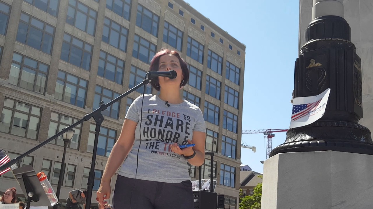 Pro-Truth Pledge - Agnes speech at March for Truth Columbus, 6/3/17 ...