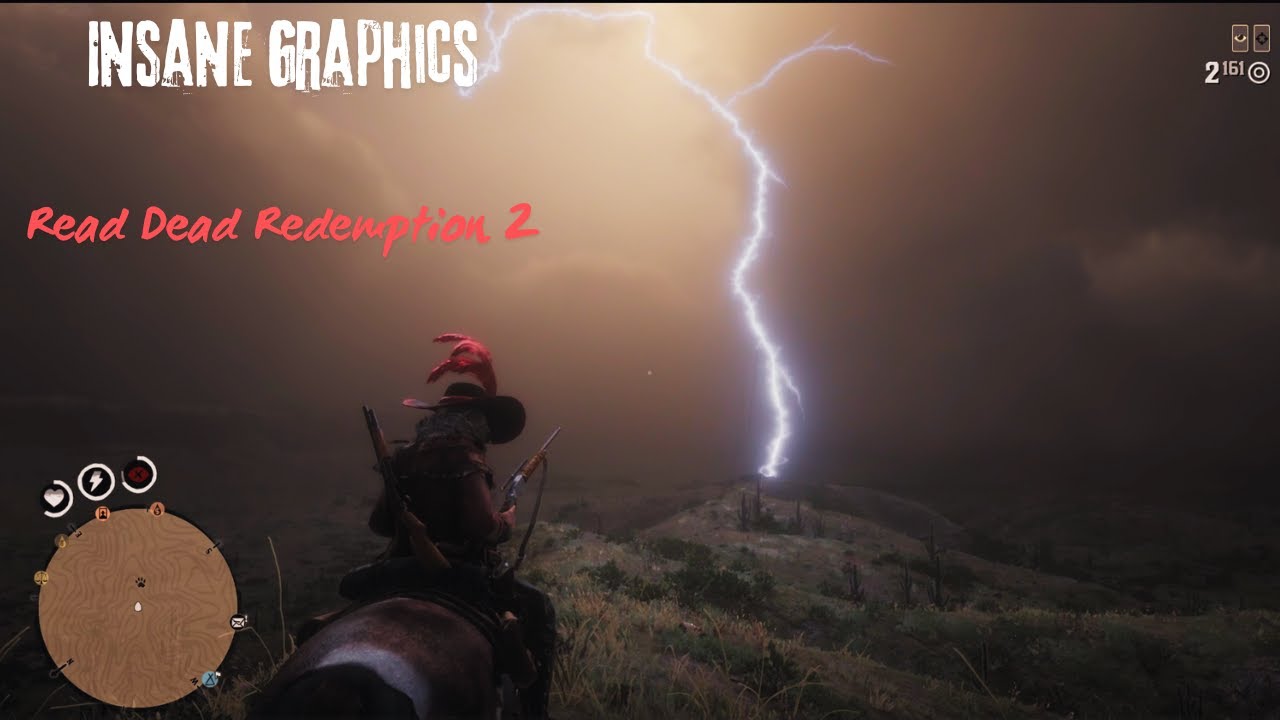 Look At this Insane Graphics, RDR 2 Thunderstorm! - YouTube