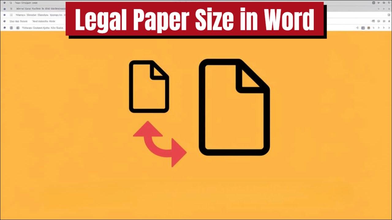 How to scale a word document to legal paper size in Word - YouTube