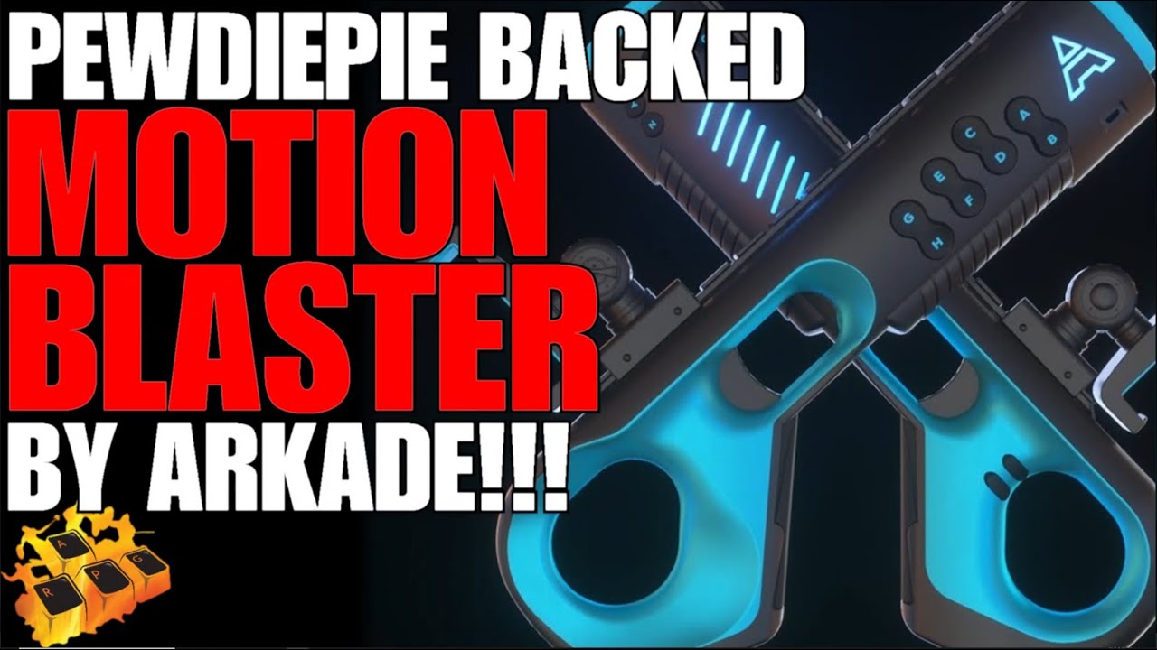 PEWDIEPIE BACKED MOTION BLASTER! ARKADE BLASTER!! SMARTPHONE BLASTER ...