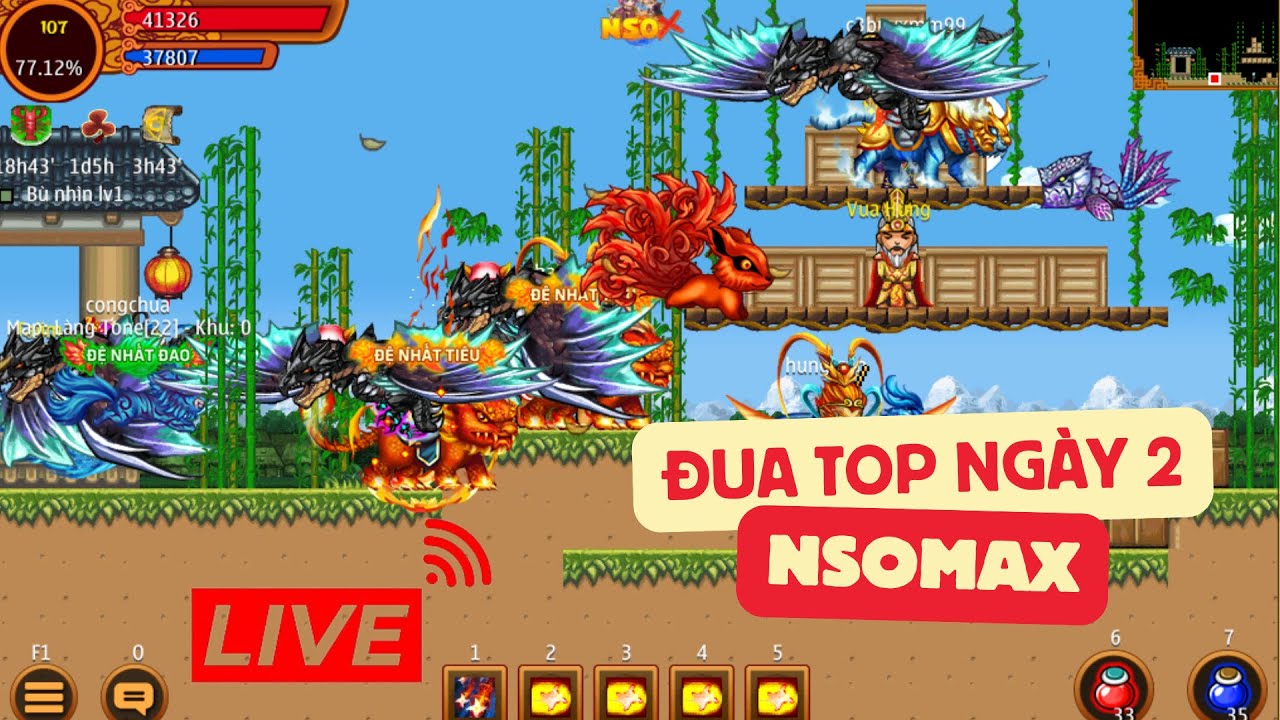 Ngày 2 Đua Top Test Sv Mới NSO MAX Cùng Anh Em | Ninja School Online ...