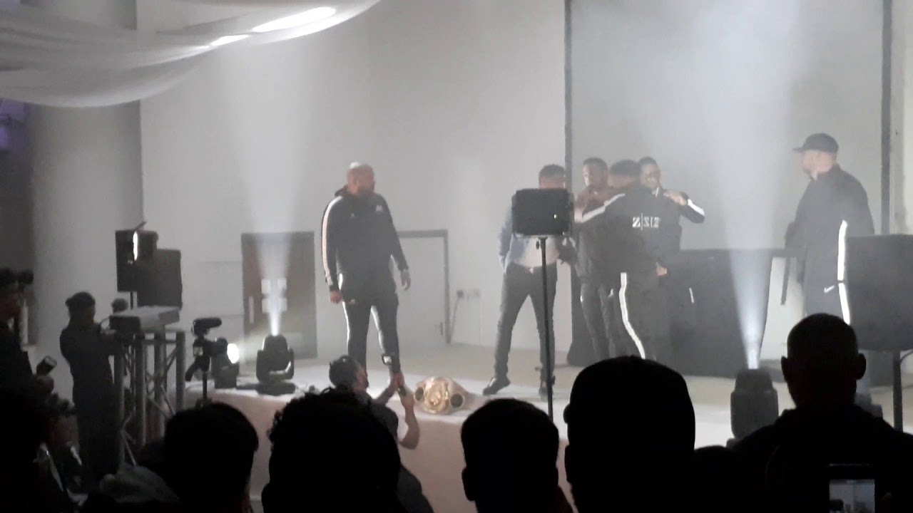 ADAM SALEH VS MARCUS FULL WEIGH IN *FIGHT BREAKS OUT - YouTube