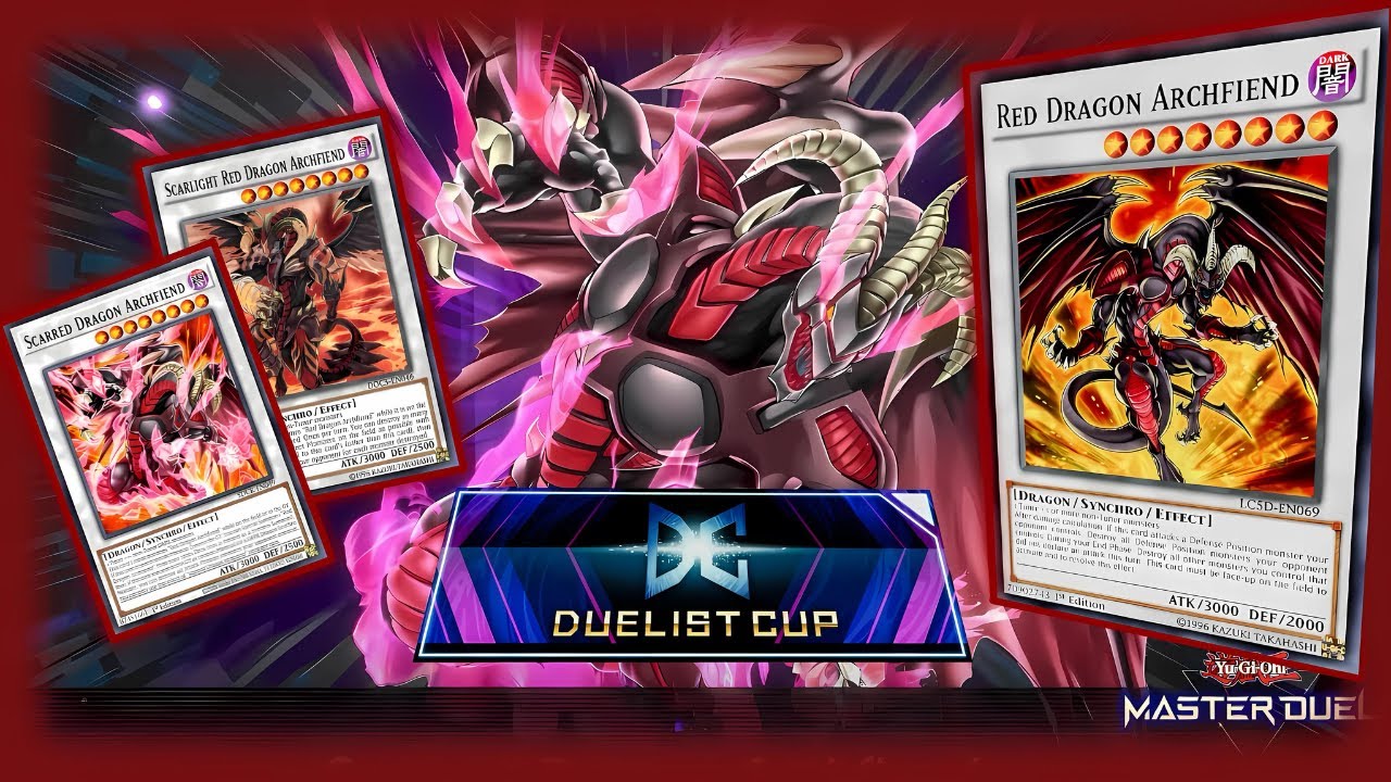 RED DRAGON ARCHFIEND DECK IN DUELIST CUP VS META DECKS | YUGIOH! MASTER ...