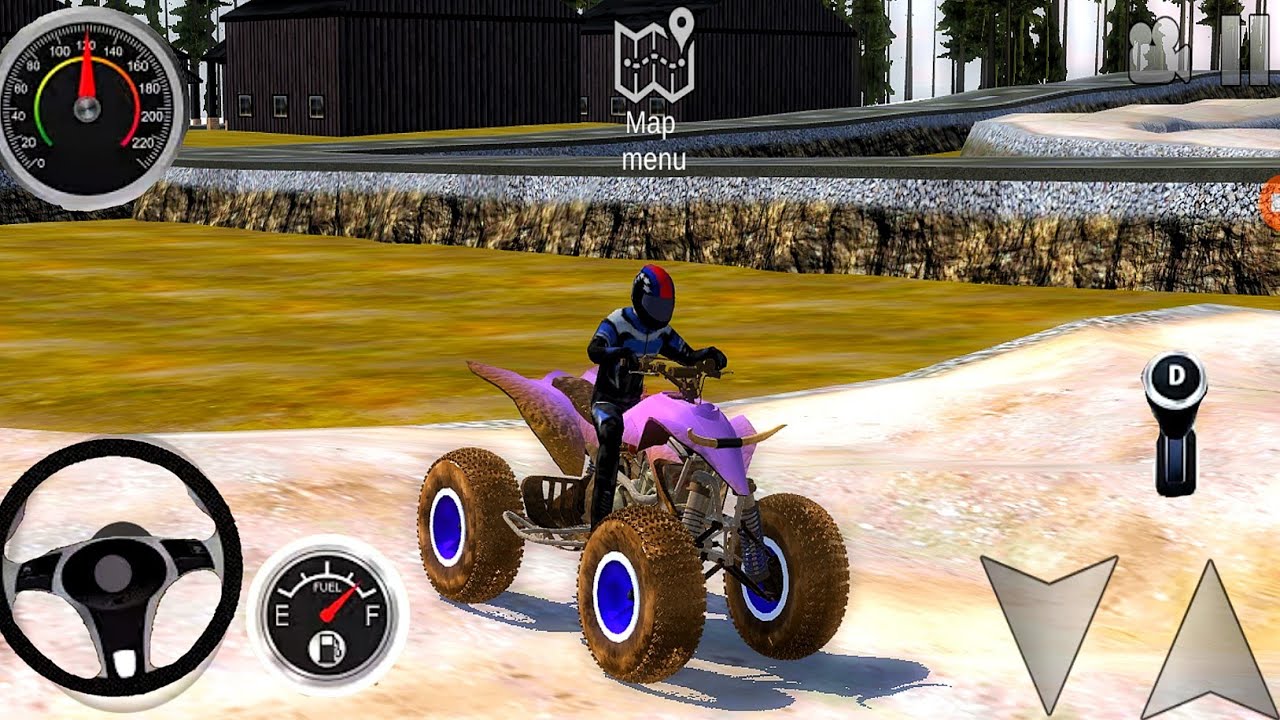 Purple quad bike ride full speed action! ⚡💜#QuadBikeRide # ...