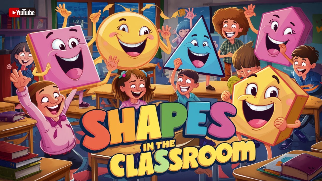 Shapes in the Classroom | Fun Learning Song for Kids - YouTube