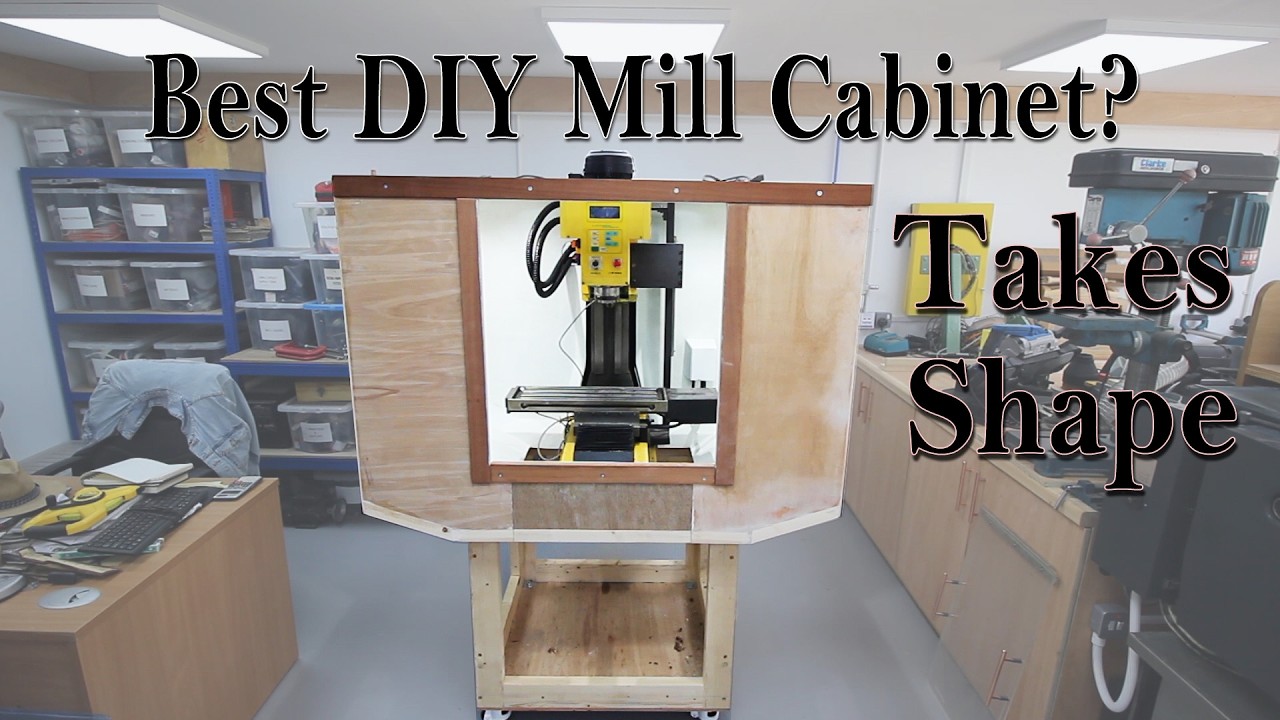 CNC mill cabinet build pt4 - YouTube